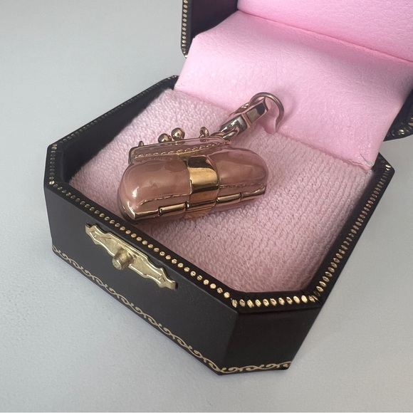 Juicy Couture | Jewelry | Juicy Couture Pink Status Bag Charm | Poshmark
